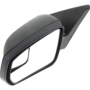 Kool Vue Driver Side Power Mirror for Ford Mustang 2011-2012 With Spotter Glass with 2 Caps