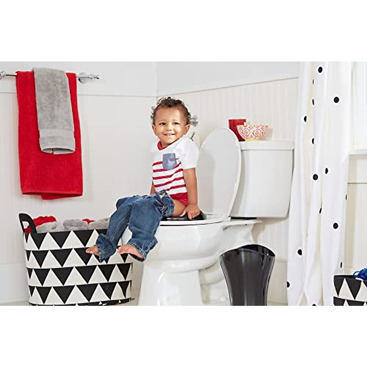 The First Years Training Wheels Racer Potty System | Easy to Clean and Easy to Use Potty Training Seat