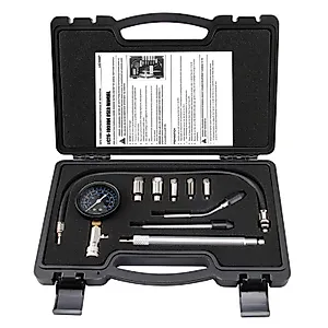Lichamp Engine Compression Tester Automotive, Master Petrol Engine Cylinder Pressure Gauge for Motorcycle Car Truck