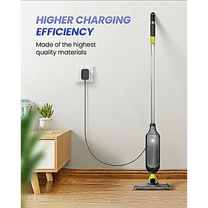 Replacement for Shark Vacmop Charger, Cordless Hard Floor Vacuum Mop Shark VM252 VM252C VM251 QM250 VM250 Magnetic Power Cord Charger