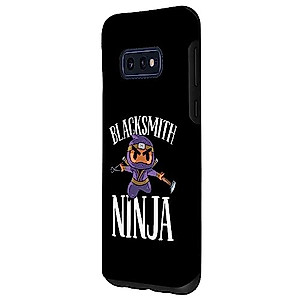 Galaxy S10e Forging Hammer Forge Cute Kids Blacksmith Ninja Case