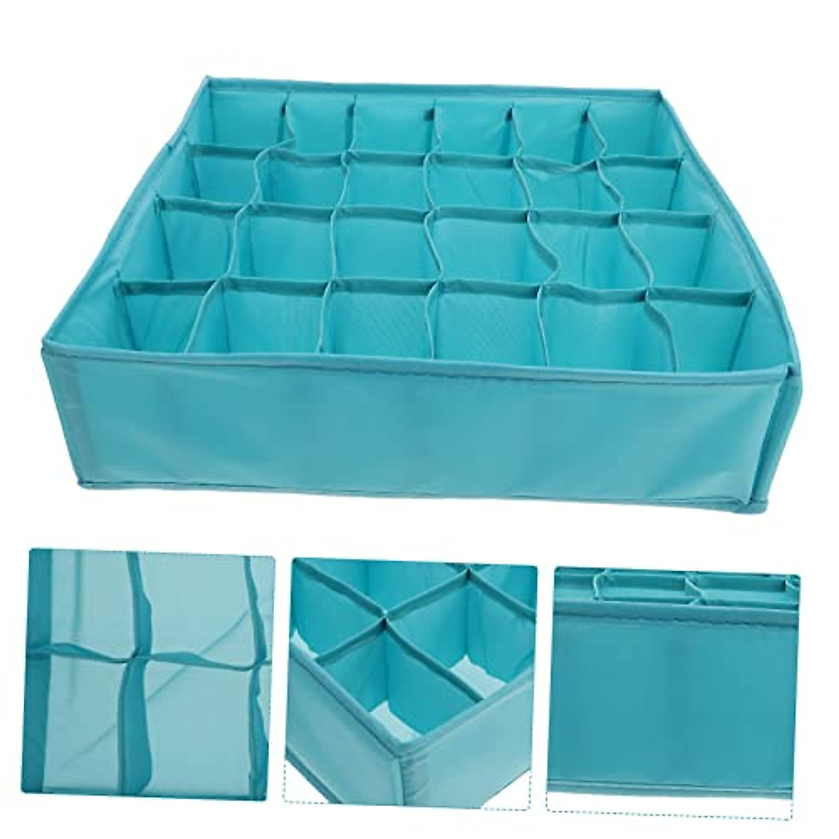 Alipis 1pc Box Underwear Storage Box Underwire Bra Necktie Organizer Clothes Drawers Sock Organizer Box Plastic Bra Storage Drawer Organizer Divider Multi-grid Box Clothing Storage Case