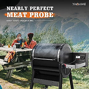 iGrill Pro Meat Probe Replacement for Weber Genesis/Spirit Gas and SmokeFire Pellet Grills, 2.5mm Plug Temperature Probe Kit for Weber Connect Smart