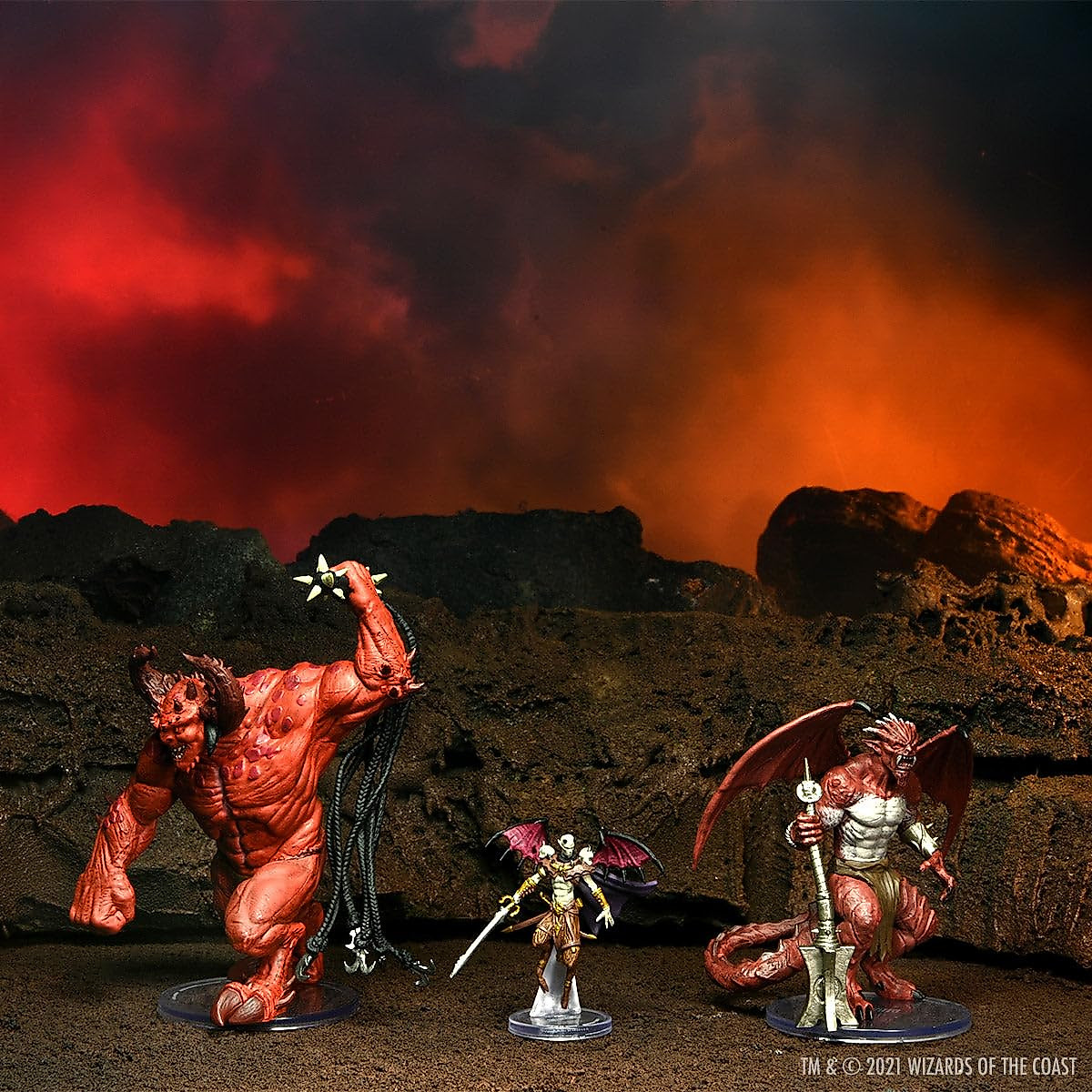 D&D Icons of the Realms: Archdevils - Hutijin, Moloch, Titivilus