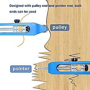 wisuwore Contour Gauge Scribe Tool, Precisely Copy Irregular Shape Duplicator, Adjustable Lock Woodworking Measure Ruler for DIY Handyman, Construction, Carpet, Tile Laying