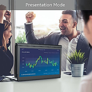CIDETTY P1 Plus 13.3" Portable Monitor for Laptop, 2021 New Full HD IPS 1080P Display Laptop Screen Extender, Dual Laptop Monitor Screen for 13.3"-16.5" Laptops/PS5/Switch (Dual Monitor)