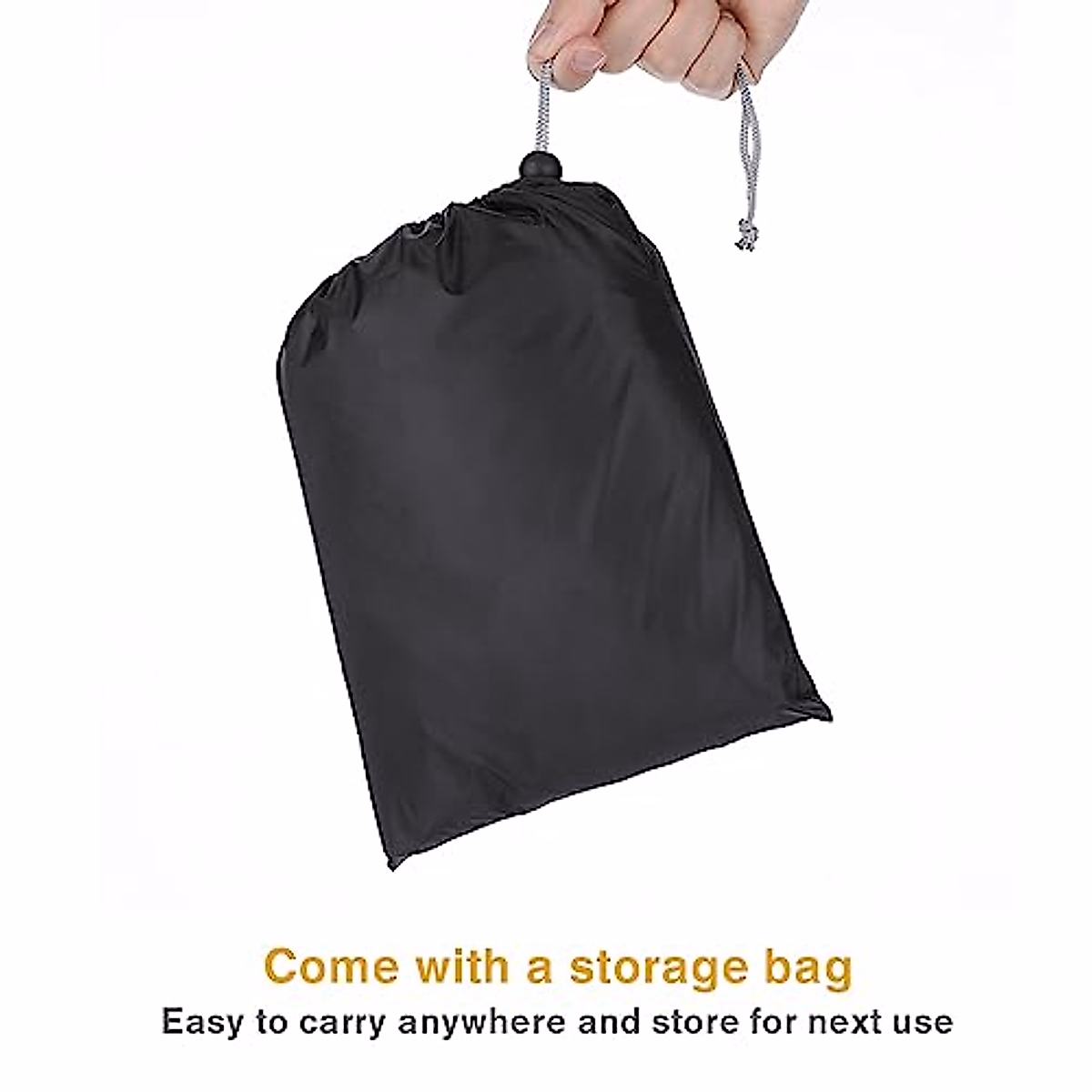 Lawn Mower Cover Outdoors Waterproof Push Lawnmower Cover Dust UV Protection Universal Oxford Covers with Drawstring Storage Bag 76" x 25" x 44"