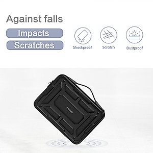 MOSISO Laptop Shoulder Bag Compatible with MacBook Pro 14 inch 2023 2022 2021 Release M3 A2918 A2992 M2 A2779 M1 A2442 Pro/Max Chip, Waterproof Shockproof Carrying Case Bag, Black