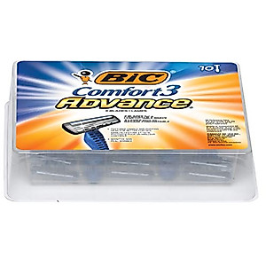 BIC Comfort 3® Advance® Disposable Razor, Blue, 10 Pack