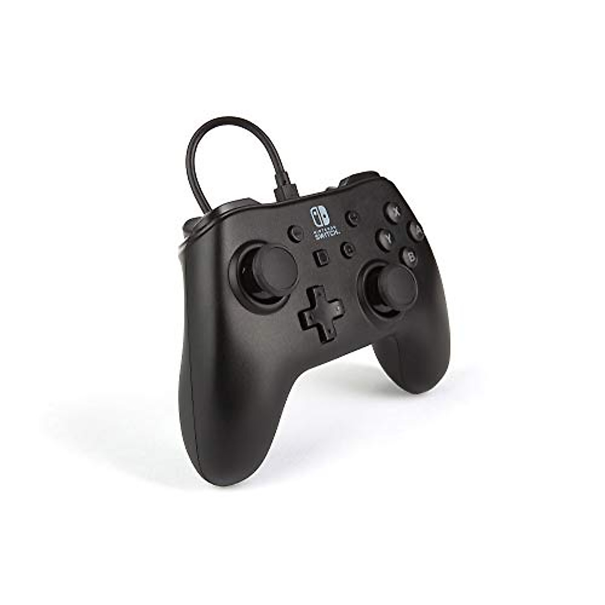 PowerA Nintendo Switch Wired Controller - Black, Detachable 10ft USB Cable, No Battery Required, Officially Licensed By Nintendo