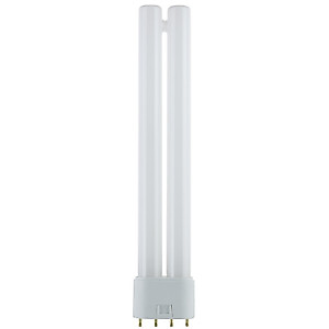 Sunlite FT18DL/841 Compact Fluorescent 18W Twin Tube Light Bulbs, 4100K Cool White Light, 2G11 Base