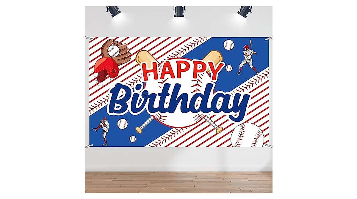 Baseball Party Decorations - Exciting Backdrop for Kids