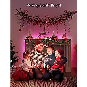 Govee 65.6ft Alexa LED Strip Lights, Smart WiFi RGB Rope Light Works with Alexa Google Assistant, Remote App Control Lighting Kit, Music Sync Color Changing Lights for Bedroom, Living Room, Kitchen