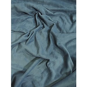 Solid Polar Fleece Fabric - 37 Colors - Sold by The Yard DIY Blankets Clothing Pajamas Accessories (Denim Blue)
