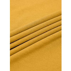 AUHEGN Women's Turtleneck Shirts Long Sleeve Tops Thermal Sweaters for Women X-Large Mustard