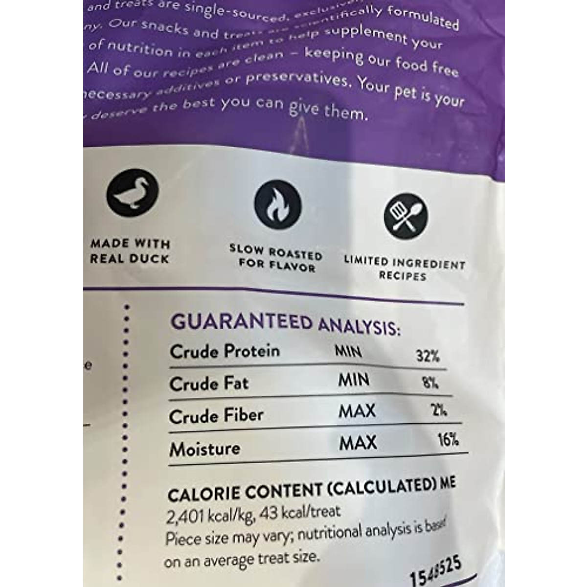 Cadet Gourmet Pet Treats Duck Jerky, 2.5 LB