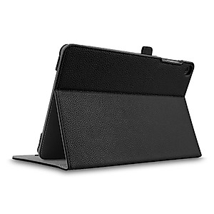 Fintie Case for Asus ZenPad 3S 10 Z500M / Z10 ZT500KL - Multi-Angle Viewing Folio Stand Cover with Pocket for ZenPad 3S 10 / Verizon Z10 9.7-Inch Tablet (Black)