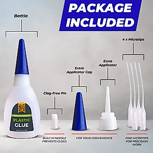 Y'allCanDiy Super Glue for Plastic 20g (.7 oz) - Heavy Duty Glue for Legos & Miniatures. CA Glue Adhesive for PLA, 3D Printing, Toys, Car, ABS, PVC, DIY Kits