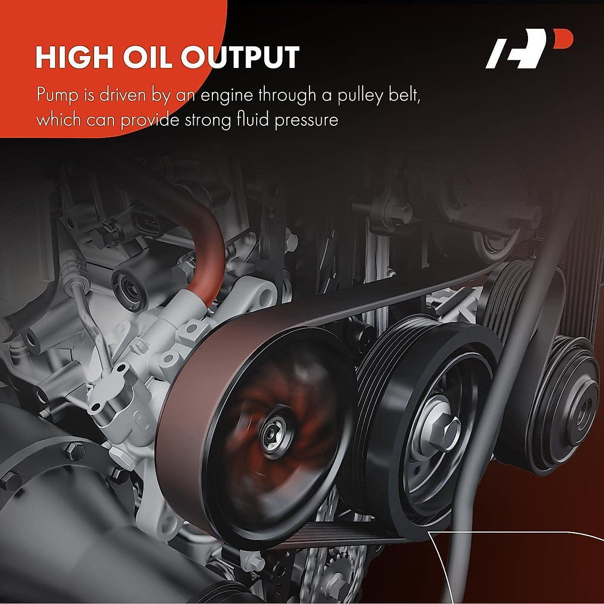 A-Premium Power Steering Pump, with Reservoir, Compatible with Chevrolet & GMC -1980-1987- C10 Suburban, C20 Suburban, K10 Suburban, K20 Suburban, K30, K5 Blazer, P20, P30, R10, C1500 Suburban, Jimmy