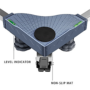 IREMMO Washing Machine Stand Base Furniture Dolly Mini Fridge Stand with 8 Strong Feet and 4 Wheels Refrigerator Stand Washer and Dryer pedestal Mobile Roller Dolly Cart with Wheels for Appliance