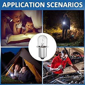 EAGLEGGO 18 Volt Xenon Bulb for Milwaukee M18 Flashlight, V18 Worklight, Replace 49-24-0171 49-24-0165 49-24-0160 49-81-0030-2 Pack