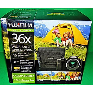 Fujifilm Finepix S8630 Camera Bundle 36X Wide-Angle Optical Zoom 16 MP 3.0