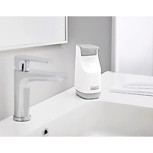 Joseph Joseph 70512 Slim Compact Soap Dispenser with Non-Drip Nozzle, Gray