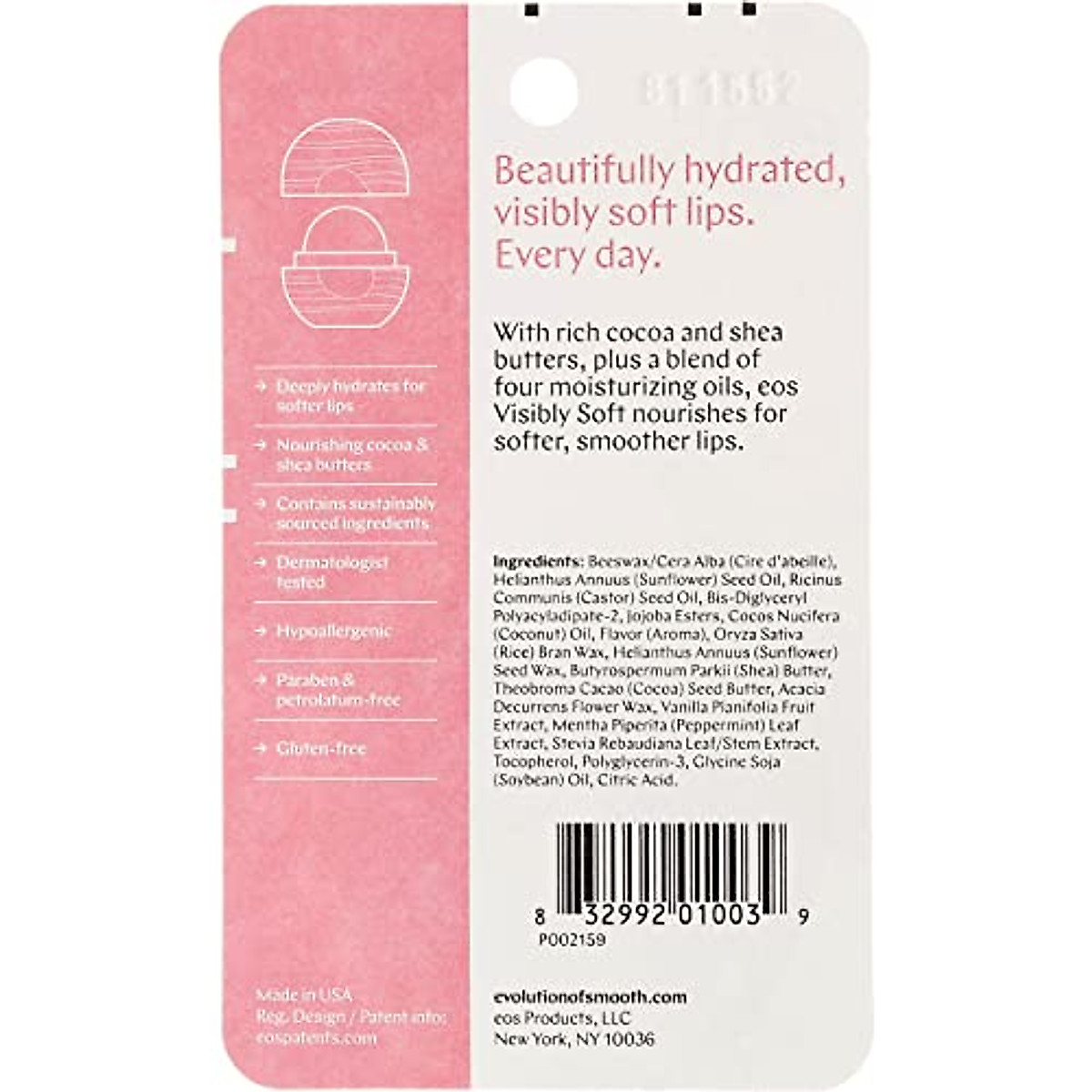 eos Visibly Soft Lip Balm (Pack of 2)2