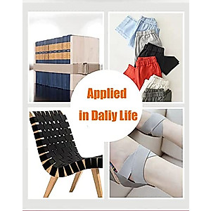 XKDOUS Elastic Band for Sewing, 0.75 Inch 16 Yards 2 Roll Knit Elastic Bands for Sewing Waistband and Pants Waist, High Elasticity(8 Yard White, 8 Yard Black)