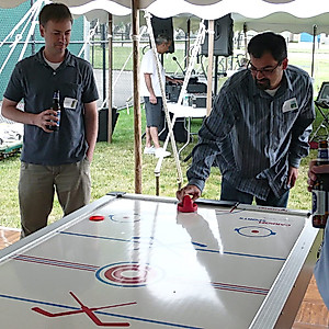 BERYLER 5 Pack Air Hockey Red Replacement, 2.5" in Diameter, Thicker Pucks for Game Tables, Accessories, Equipment