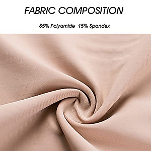 COSOMALL 6 Pack Women's Invisible Seamless Bikini Underwear Half Back Coverage Panties (US S, 6 Pack Seamless)