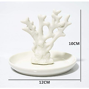 Ceramics Starfish/Coral/Sea Horse/Boat Anchor Tray Ring Dish Jewelry Dish Trinket Tray Dish Holder