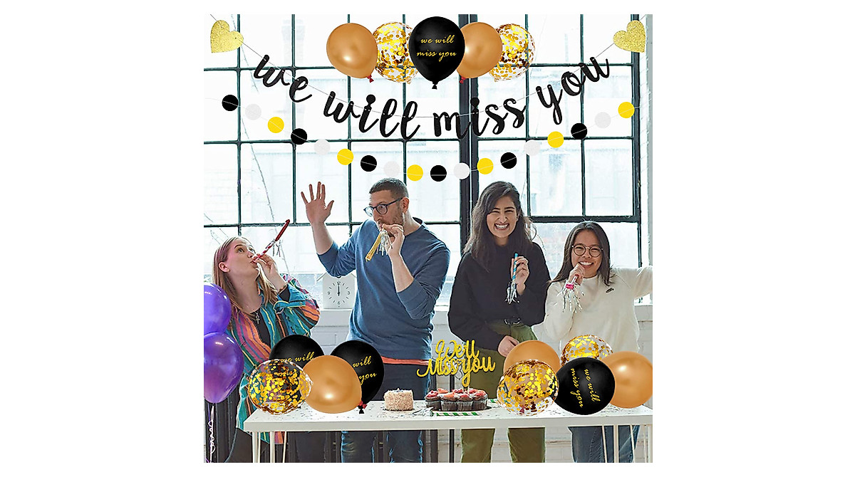 Farewell Decorations: Going Away Banner for Coworkers
