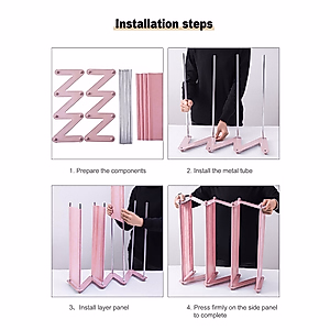 BOOMWAY MAR 2 Packes Mini Shoe Rack, Organize Your Little One's Shoes with This Cute Z-Shaped Kids Shoe Rack!