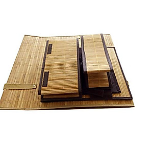 Set of 3 Laundry Hampers Bamboo Round Wicker Clothes Bin Baskets Storage Bin Organizers Retail Dump Bin Folding Basket 100205