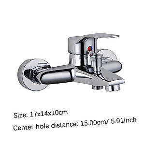 Veemoon Sink Faucet Hot and Cold Water Faucet Faucets for Bathroom Sinks Basin Faucet Single Handle Faucet Faucets for Bath Sinks Faucet for Bathroom Sink Kitchen Mixing Valve in-Wall