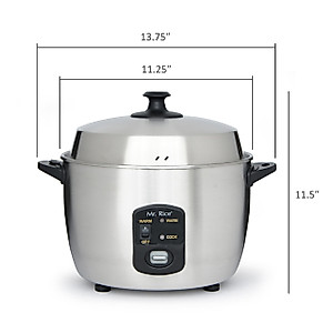 10 Cups Stainless Steel Cooker and Steamer