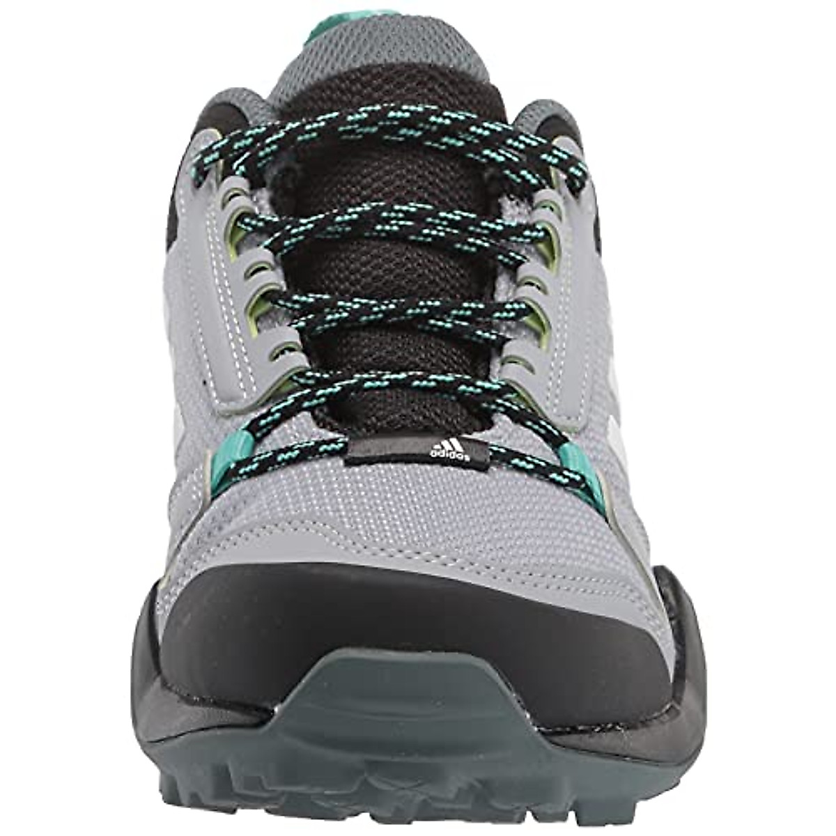 adidas outdoor womens Terrex Ax3 Hiking Boot, Halo Silver/Crystal White/Acid Mint, 8.5 US