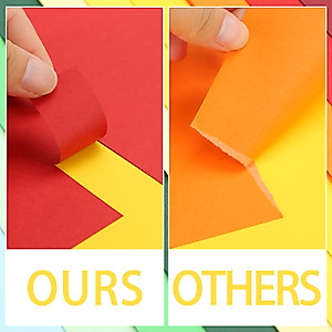 Shindel Heavyweight Construction Paper, Premium Cardstock Heavyweight Paper for Back to School Supplies, 8.3 x 11.7 Inches, 100 Sheets