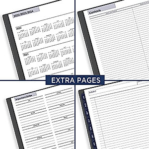 AT-A-GLANCE 2022-2023 Planner, Monthly Academic, 8-1/2" x 11", Large, DayMinder, Charcoal (AYC47045)