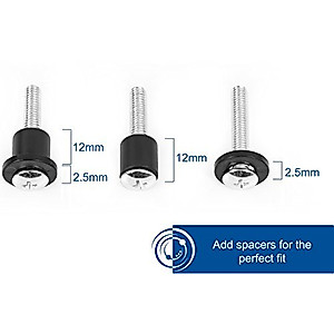 VIVO M4 M5 M6 M8 Universal TV and Monitor Mounting VESA Hardware Kit Set, Includes Screws, Washers, Spacers, Assortment Pack, Fits Most Screens up to 80 inches, Mount-TVWARE