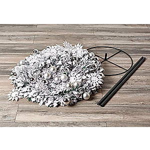 Sharper Image Pop-Up 6Ft. White Flocked Christmas Tree