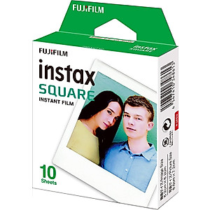 Fujifilm Instax Square Film (40 Exposures) with Cleaning Cloth Bundle