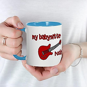 CafePress My Babysitter Rocks! Mug Ceramic Coffee Mug, Tea Cup 11 oz