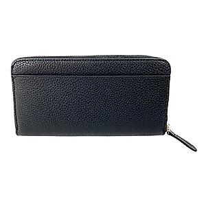Kate Spade New York Ella Pebbled Leather Large Continental Wallet (Black)