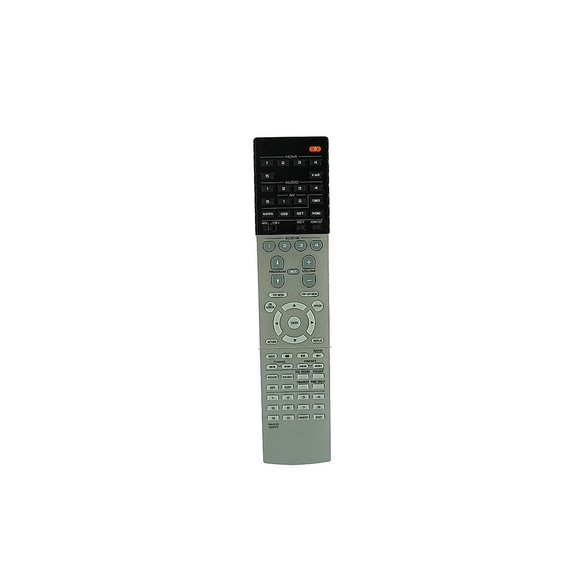 HCDZ Replacement Remote Control for Yamaha Aventage RAV553 ZW695100 RX-V683 RX-A770 RX-V683BL RX-A770BL RX-V1081 RX-V2081 RX-V3081 7.2-Channel 4K Ultra HD Network AV Receiver