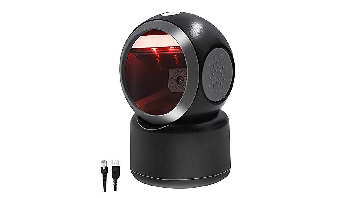 Hands-Free 2D QR Barcode Scanner | Auto-Sensing USB POS