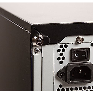 FJM Security Products FJM-0601 MEI-0601 High Security Computer Case Lock, 1 Count (Pack of 1), Chrome