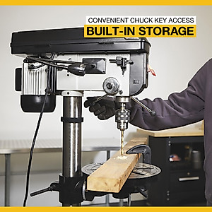 Klutch Floor Drill Press - 16-Speed, 13in. 3/4 HP, 120V