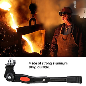 HERCHR Bike Kickstand Adjustable Bicycle Kickstand Aluminum Alloy Bike Kick Stand Bicycle Side Kickstands for 24" 26" 27" Mountain Bike/Road Bike/BMX/MTB Parking Racks